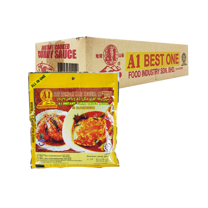 Buy A1 BEST ONE Curry Paste - Seafood 12 x 230g (Carton) for only RM53 | Pasaraya CS Brothers