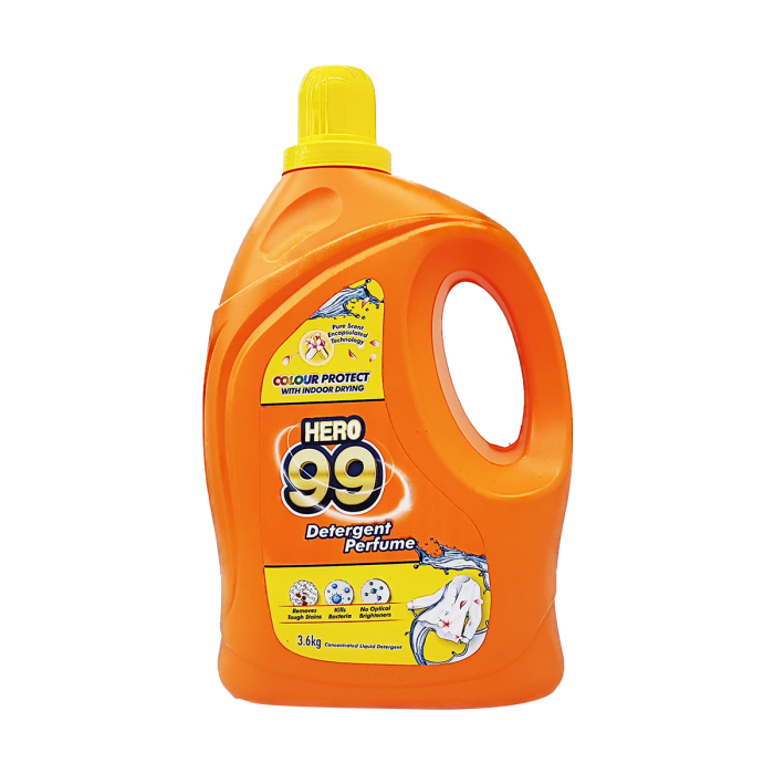 Buy HERO 99 Liquid Detergent Colour Protect 3.6kg for only RM20.99 | Pasaraya CS Brothers