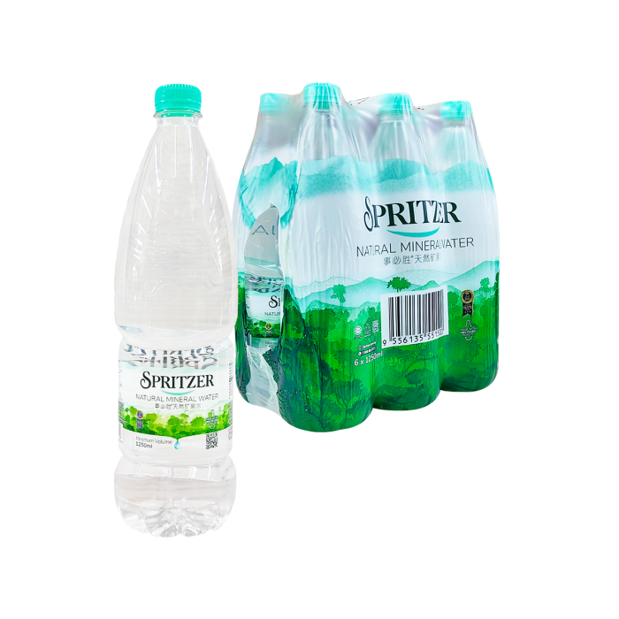 Buy SPRITZER Mineral Water 6x1.25L (Carton) for only RM13.9 | Pasaraya CS Brothers