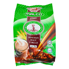 Buy MALCO PLUS 3in1 Chocolate Malt Powder Drink 2kg for only RM30.99 | Pasaraya CS Brothers